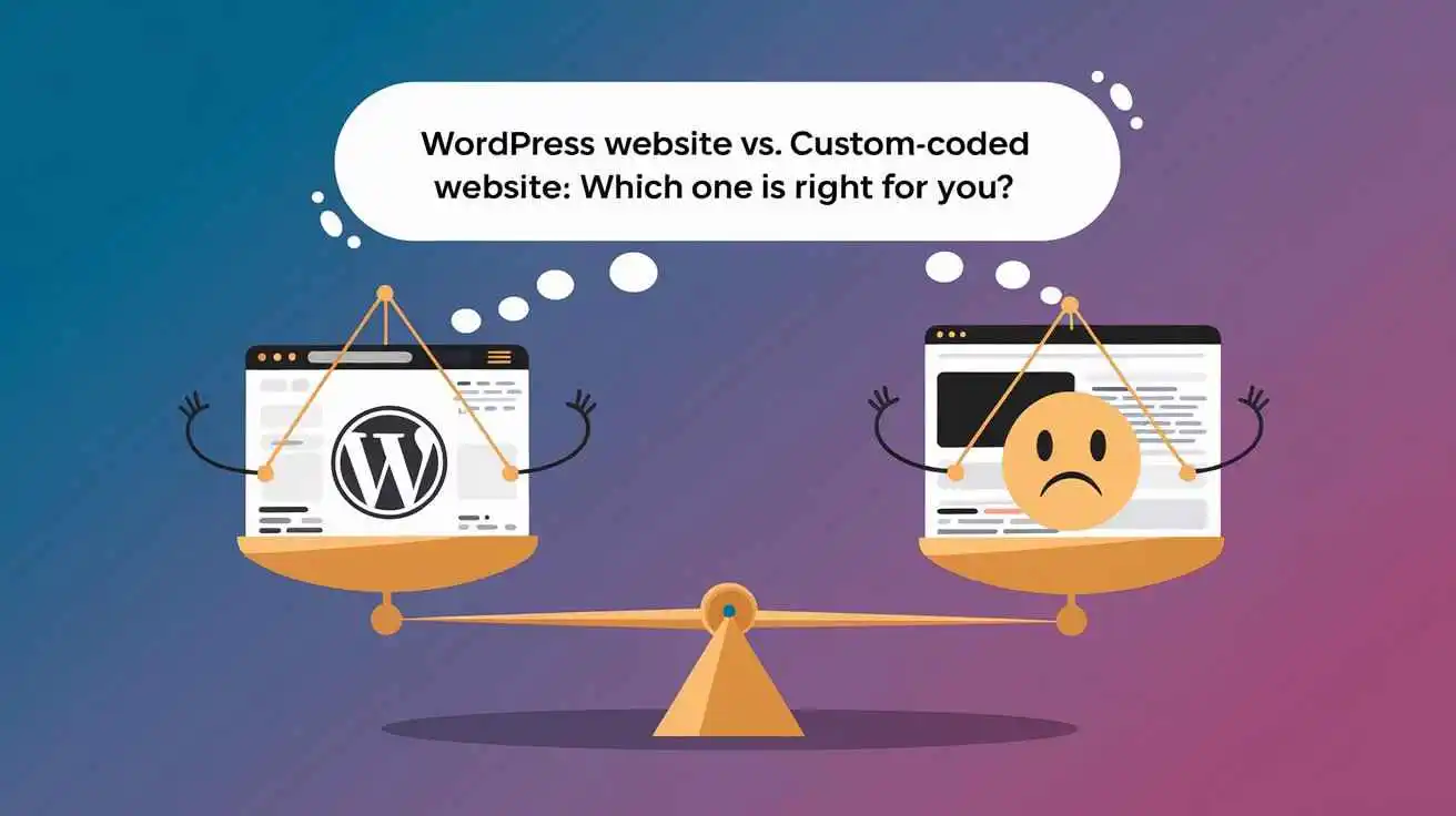 WordPress Website vs Custom-Coded Website: Which One Suits You